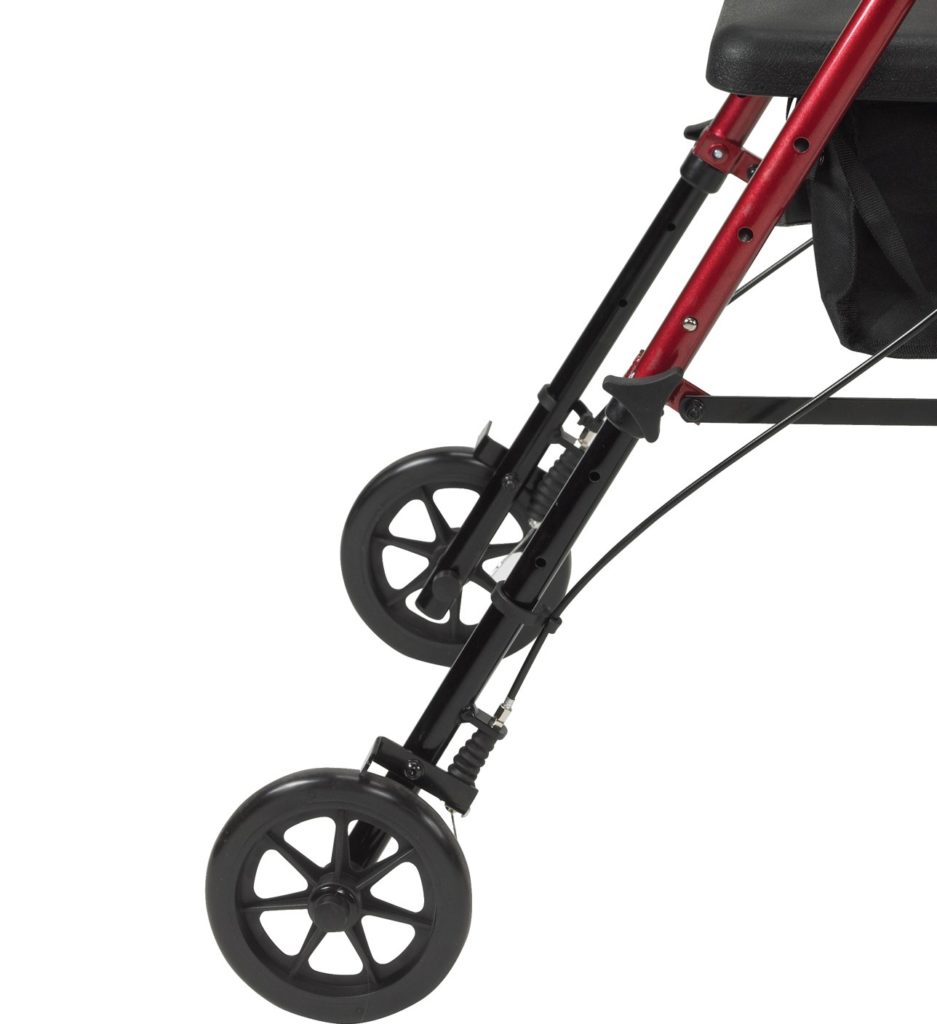 DRIVE UNIVERSAL ADJUSTABLE 4 WHEEL WALKER - Corner Home Medical
