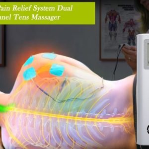 Drive Portable Dual Channel TENS Unit with Timer and Electrodes ...
