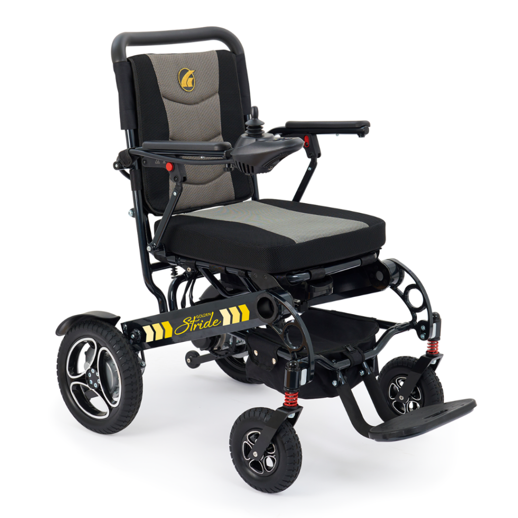 Golden Power Wheelchair Stride Portable & Foldable - Corner Home Medical