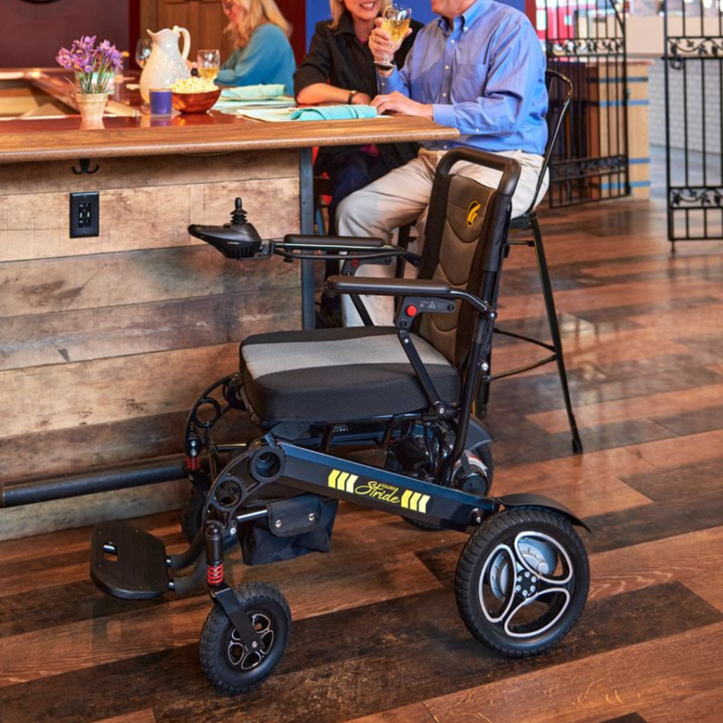 Golden Power Wheelchair Stride Portable & Foldable - Corner Home Medical